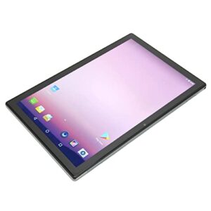 HEEPDD 10.1 Inch Tablet Dual Camera 8MP 20MP Silver Gray 8 Core CPU 100‑240V Tablet PC for Office (US Plug)