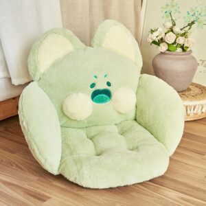 felisun Plush Toddler Couch Filling is as Fluffy as a Bean Bag Chair, Toddler Sofa That Reads is as Cozy as a Rocking Chair, Removable Filler,Machine Washable(Medium Matcha)