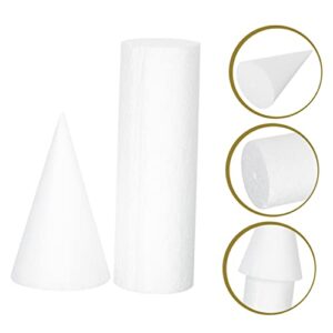 Abaodam 1 Set Dummy Cake Fake Cake Baking Practicing Tool Cake Photography Prop Cake Prop Simulated Cake Model Cake Dummy Tool Cake Diy Model Party Decor White Foam Party Supplies Wedding