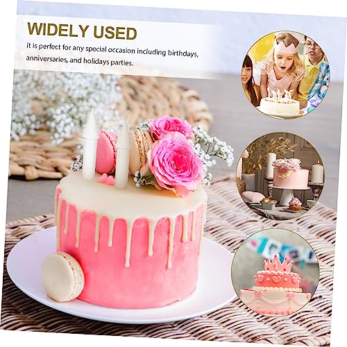 Abaodam 1 Set Dummy Cake Fake Cake Baking Practicing Tool Cake Photography Prop Cake Prop Simulated Cake Model Cake Dummy Tool Cake Diy Model Party Decor White Foam Party Supplies Wedding