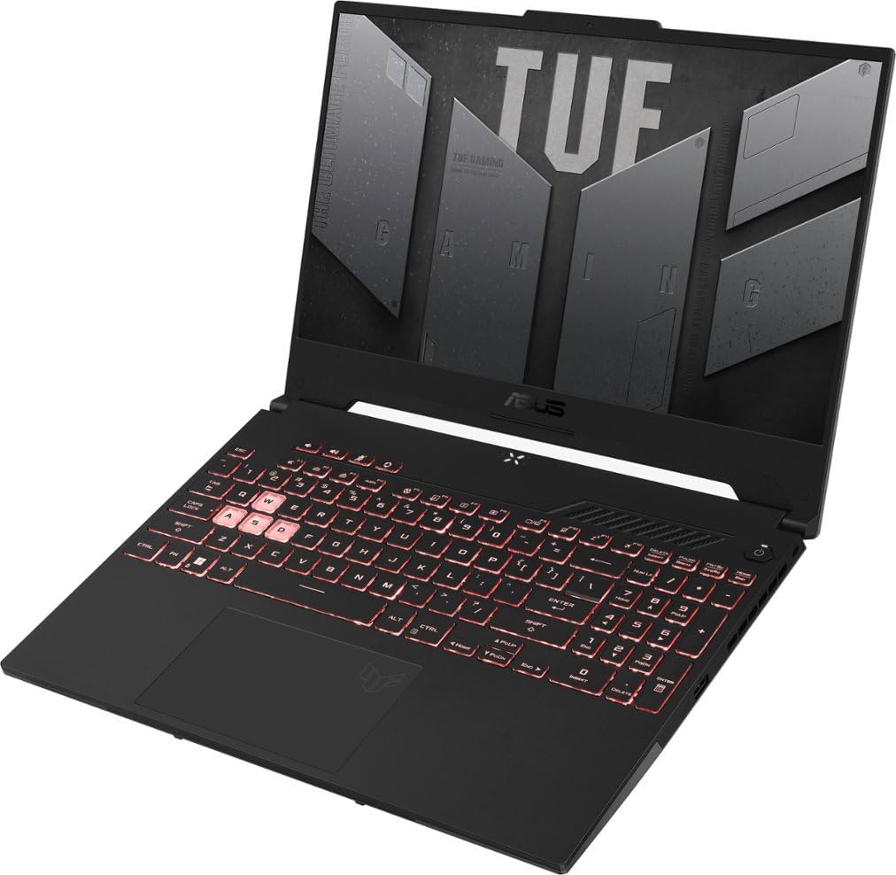 ASUS 2023 TUF F15 Gaming Laptop, 15.6” 144Hz FHD Display, AMD Ryzen 7 6800H Processor, GeForce RTX 3050Ti, 32GB DDR5 RAM, 2TB PCIe, Wi-Fi 6, Windows 11 Home