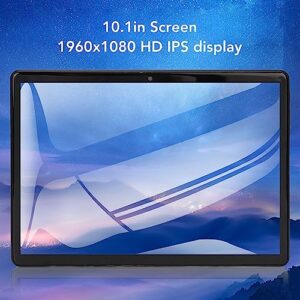 HEEPDD Tablet PC, MT6797 10 Core 6GB 128GB 100-240V Black 10.1 Inch Reading Tablet for Android 10.0 (US Plug)