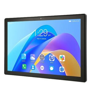 HEEPDD 10.1 Inch Tablet 100-240V Dual Cameras GPS Function 128GB ROM 2.4G/5G HD Tablet for Home Reading (US Plug)