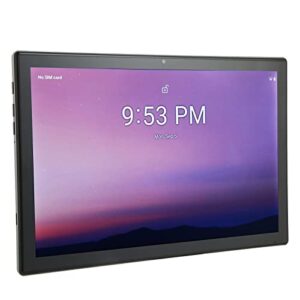 heepdd 4g lte tablet, 10.1 inch octa core 4g lte 100‑240v tablet for gaming (uk plug)