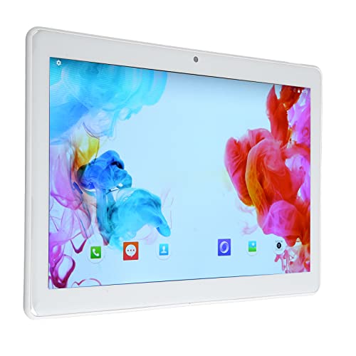 HEEPDD 10.1 Inch Tablet Silver Phone Tablet RAM 4GB 1280x800 ROM 64GB for Traveling (US Plug)