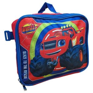 Ruz Blaze the Monster Machine Full Size 16 Inch Backpack with Detachable Lunch Box