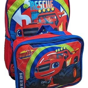 Ruz Blaze the Monster Machine Full Size 16 Inch Backpack with Detachable Lunch Box