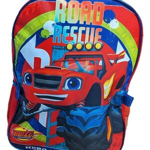 Ruz Blaze the Monster Machine Full Size 16 Inch Backpack with Detachable Lunch Box