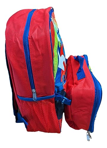 Ruz Blaze the Monster Machine Full Size 16 Inch Backpack with Detachable Lunch Box