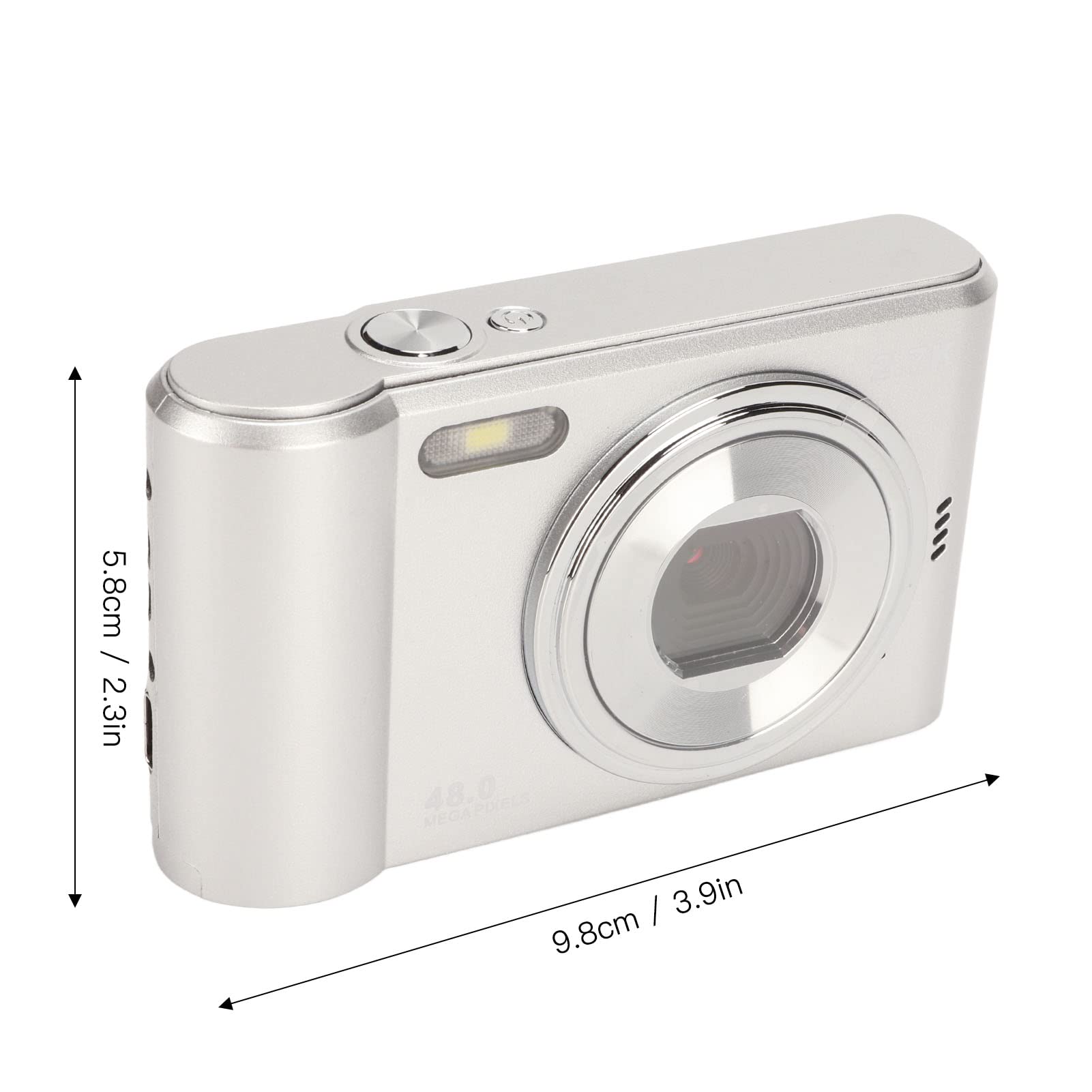 Cute Camera, 2.7K Video Recording 44MP Kids Digital Camera 700mAh with Flashlight for Outdoor