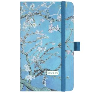 2024-2027 monthly pocket planner/calendar - jul 2024 - jun 2027(36 months), 3 year monthly planner 2024-2027, 6.3" x 3.8", with 61 notes pages, inner pocket, 2 bookmarks, pen holder & elastic closure