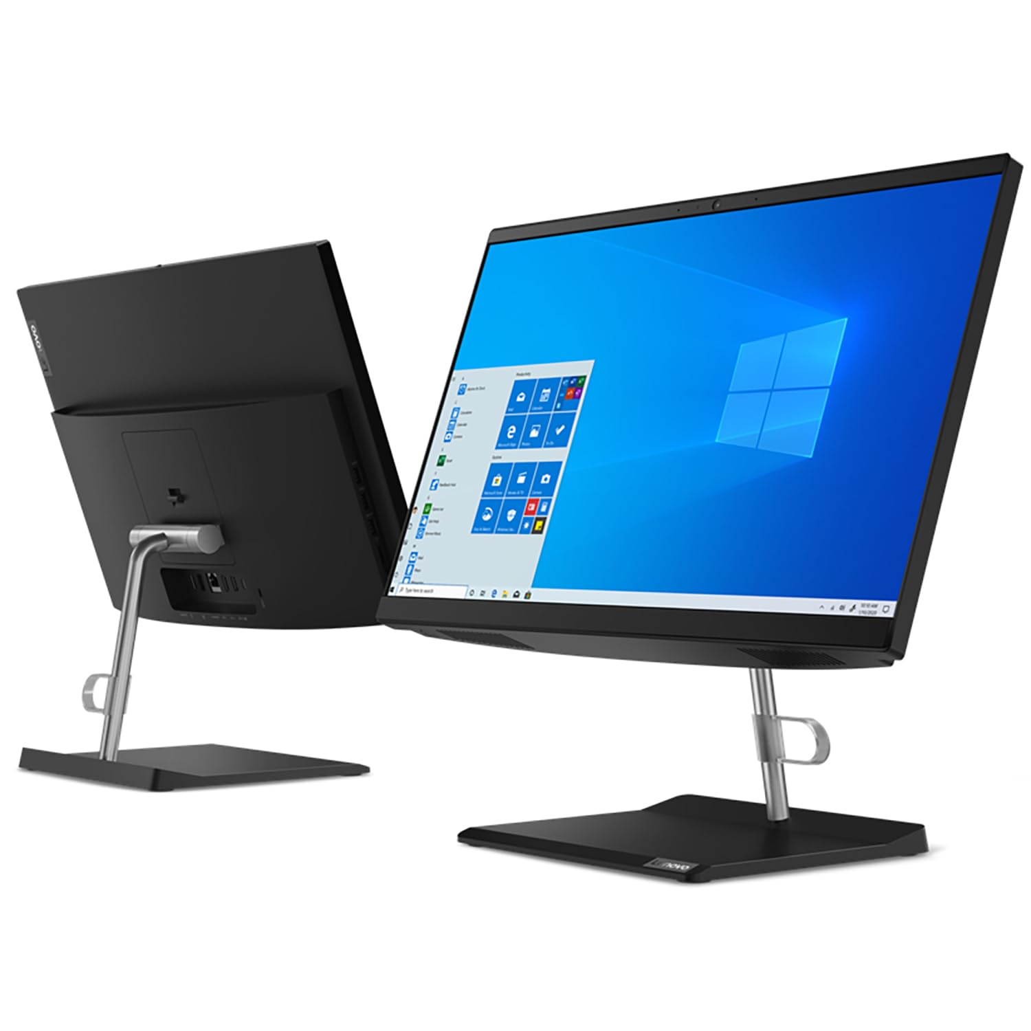 Lenovo V50a 24 AIO 23.8" FHD Business All-in-One Desktop Computer, Intel Core i3-10100T (Beat i5-8300H), 64GB DDR4 RAM, 2TB PCIe SSD, DVDRW, WiFi, Bluetooth 5.0, Keyboard and Mouse, Windows 11 Pro