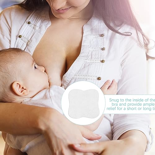 40 Pieces Soothing Gel Pads Hydrogel Reusable Nipple Pads Breastfeeding Essentials Nursing Pads Breast Pads Cooling Relief for Moms Sore Nipples from Pumping or Nursing