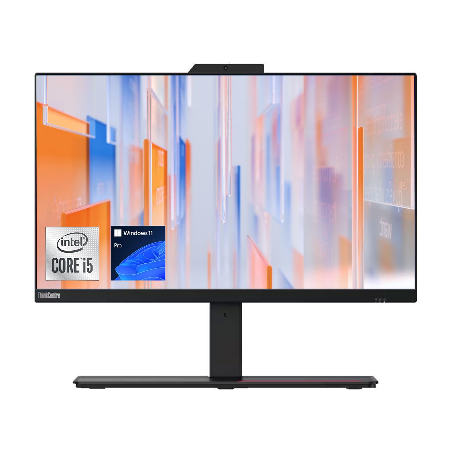 Lenovo ThinkCentre M90a All-in-one Business Computer, 23.8" FHD IPS Touchscreen, Intel Core i5-10400 Processor, 16GB RAM, 1TB NVMe SSD, Wi-Fi, Webcam, USB-C, DP, Windows 11 Pro, 3 Years Onsite