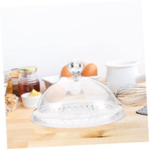 Didiseaon Cake Stand with Dome, Cake Holder Serving Platter Cake Plate Server for Restaurant Snack Party Supply