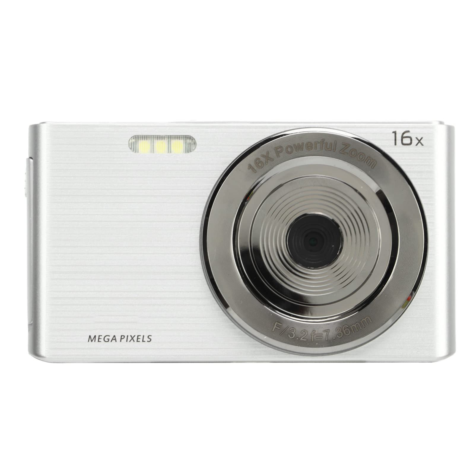 44MP Digital Camera 1080P 16X Zoom, 2.4 Inch Screen, Rechargeable, Support 128GB, Light and Portable