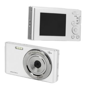 44MP Digital Camera 1080P 16X Zoom, 2.4 Inch Screen, Rechargeable, Support 128GB, Light and Portable