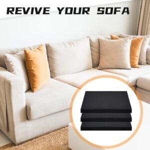 Drydiet Couch Cushion Support 27" x 20" x 1.5" Foam Couch Supports for Sagging Cushions Furniture Couch Cushion Inserts Sofa Seat Support Sofa Replacement Parts to Fix Sagging Sofa Chairs(3 Pcs)