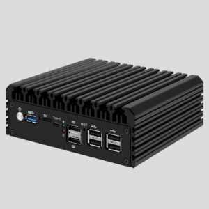 MOGINSOK Firewall Appliance 2.5GbE, 6X Intel I226V Nics 12th Gen Intel I3 N305(8C/8T up to 3.8GHz) Portable Firewall Mini Computer Router Barebone NO DDR5 RAM NO M.2 NVMe SSD TDP 15W USB3.2