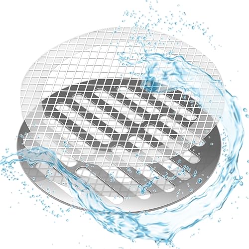 Disposable Shower Drain Hair Catcher,Drain Hair Catcher,Shower Drain Cover Hair Catcher, 25Pack