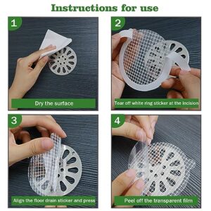 Disposable Shower Drain Hair Catcher,Drain Hair Catcher,Shower Drain Cover Hair Catcher, 25Pack