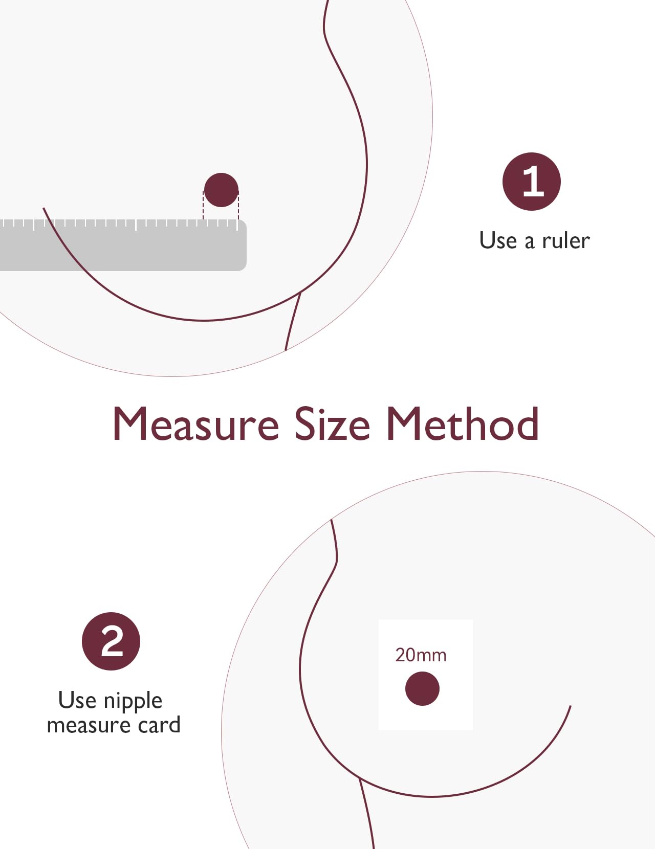 Momcozy Flange Insert 19mm Compatible with 24mm Flange/Shield of Most Pumps, Insert for Breast Pump Replacement Accessories, 4PCS 19mm