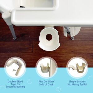 Cup Holder Compatible with IKEA Antilop - Cupholder Accessory for Chair w/Double Sided Tape - Compatible IKEA High Chair Accessories for Kids