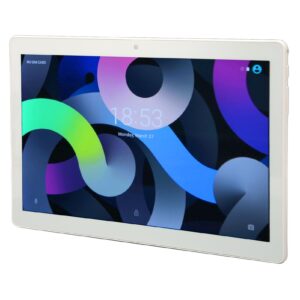 dauerhaft 10.1 inch tablet, 8mp 20mp 12gb 256gb us plug 100‑240v 2 in 1 tablet pc for travel (us plug)