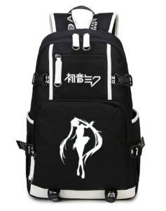 wanhongyue hatsune miku luminous laptop backpack rucksack book bag casual dayback black-3