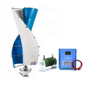 3kw wind turbine generator kit 24v 48v 96v 120v free energy windmill vertical axis wind turbine generator home three phase generator maglev breeze start (color : 48v)