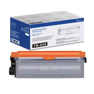 tn-630 tn630 high yield toner cartridge black replacement for brother tn 630 toner hl-l2300d hl-l2305w mfc-l2680w mfc-l2685dw dcp-l2520dw dcp-l2540dw printer (1-pack,black) 3,000 pages per