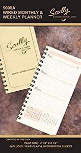 scully leather 2024 pocket wired weekly & monthly refill page size 3 1/4inch x 6 1/4inch