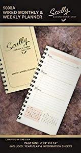 Scully Leather 2024 Pocket WIRED Weekly & Monthly Refill Page Size 3 1/4inch x 6 1/4inch