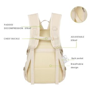 cotmcor Kawaii Backpack for Girls, Cute Aesthetic Backpack for School, Kawaii Bookbag with Pins Accessories and Pendant