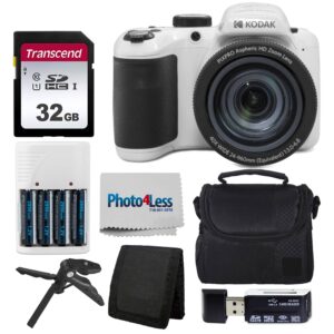 kodak pixpro az405 digital camera (white) + accessories