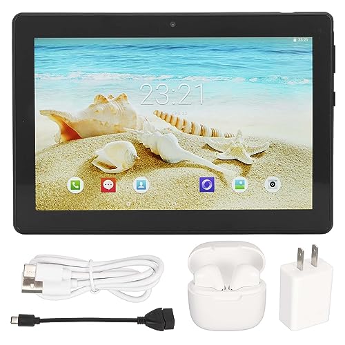 Gaeirt Tablet PC, 100-240V IPS HD Touchscreen 8 Inch Tablet 8 Core CPU with Headset for Android 11.0 for Travel (US Plug)