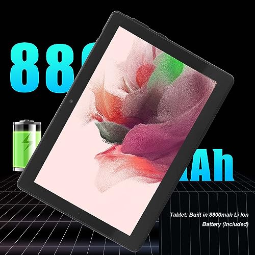 Gaeirt Tablet PC, 100-240V IPS HD Touchscreen 8 Inch Tablet 8 Core CPU with Headset for Android 11.0 for Travel (US Plug)