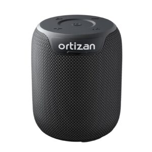 ortizan bluetooth speakers, ipx7 waterproof portable wireless speaker with bluetooth 5.3, 15w stereo sound, deep bass, dual pairing, 15h playtime for home, party, outdoor