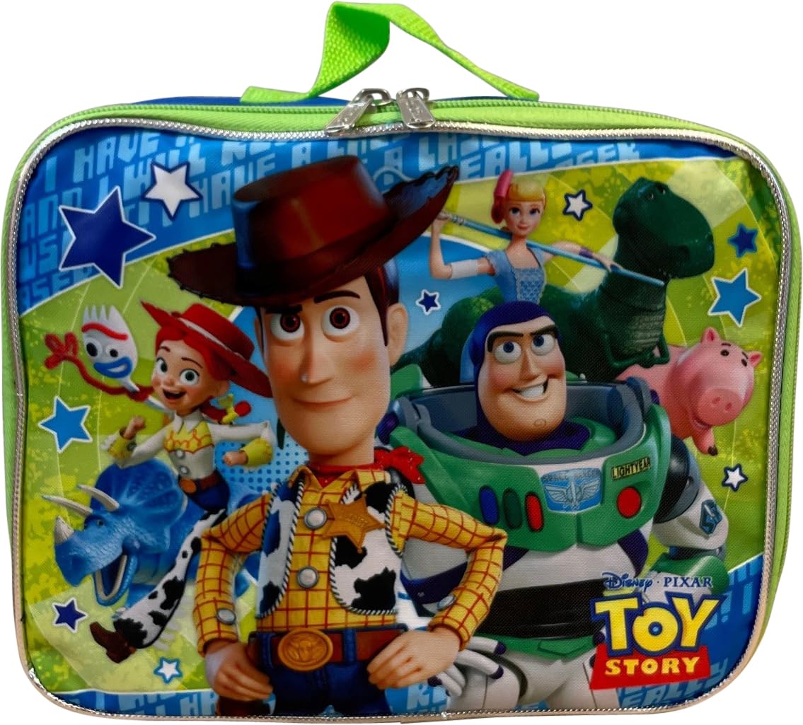 Ruz Group Kid's Licensed 16 Inch Backpack With Removable Lunch Box Set (Toy story)