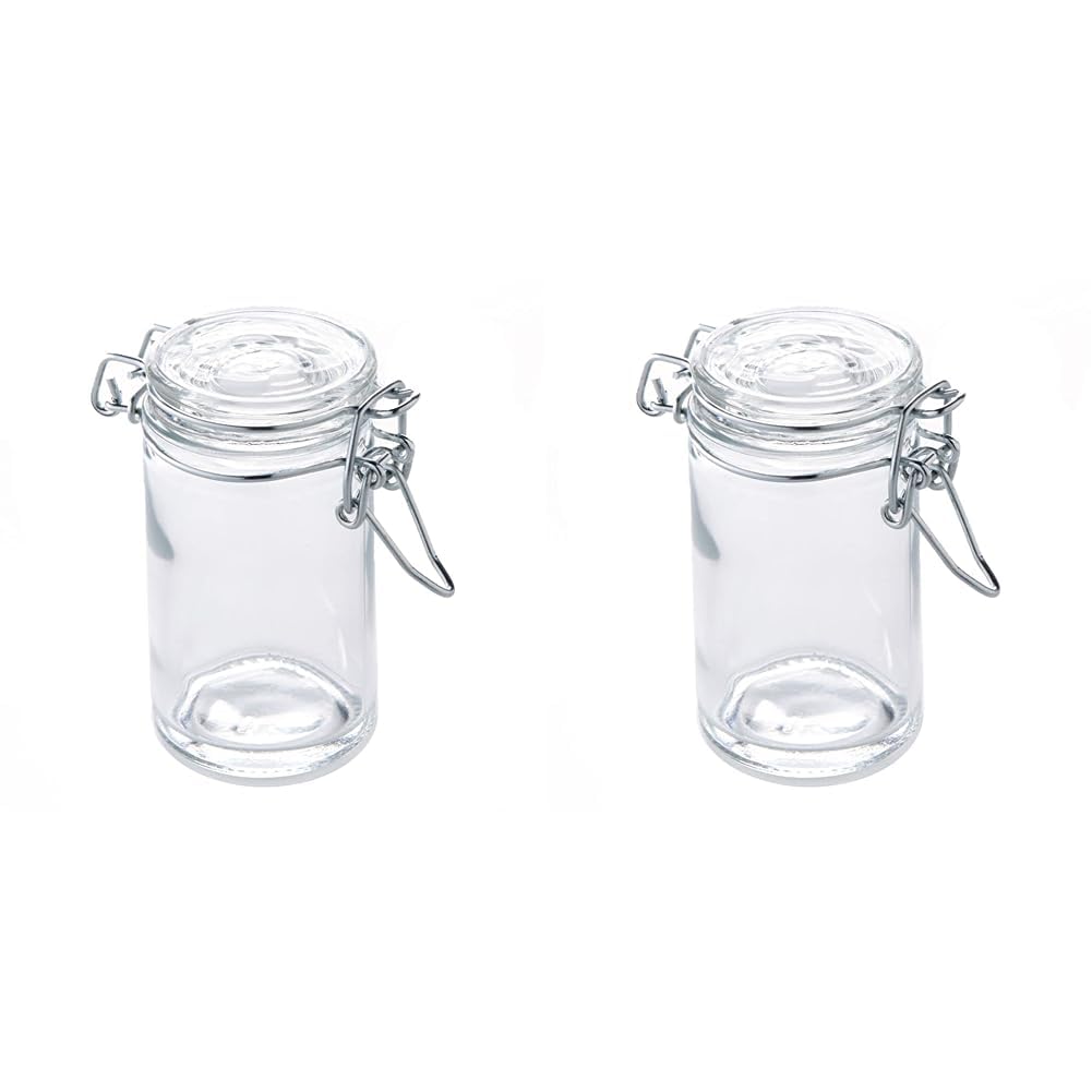 American Metalcraft HMMJ2 Apothecary Jar, Mini, 2.5 oz. (Pack of 2)