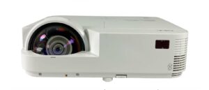 nec m333xs dlp projector short-throw np-m333xs 3300 ansi hd 1080p hdmi, bundle remote control, hdmi cable, power cable