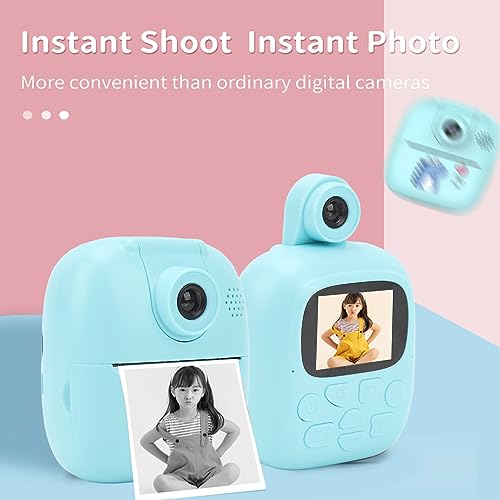 Thermal Print Printer, Recording Kids Digital Camera for Family