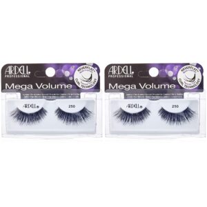 3d mega volume #250 lashes (pack of 2)