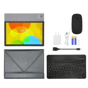 Haofy Office Tablet, Tablet PC US Plug 100‑240V 10.1 Inch FHD for Travel (US Plug)