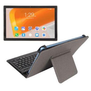 Haofy Tablet, 10.1 Inch Tablet 2 in 1 Blue with Keyboard for Android 12 for Daily (US Plug)