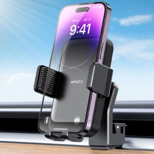 APPS2Car Tesla Phone Mount Holder Air Vent Clip Tesla Model 3 Model Y Phone Holder Mount [One Press to Release] Fits for iPhone, Samsung, All Smartphones Tesla Model 3 Y Accessories 2024 Upgrade