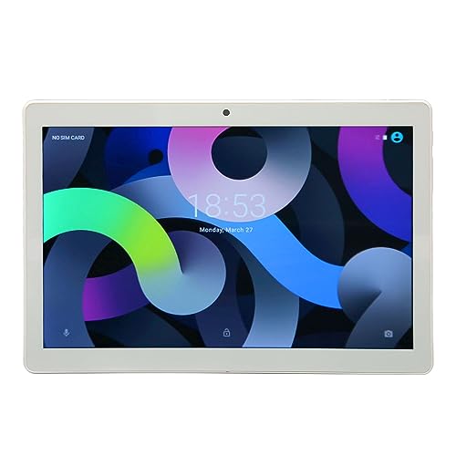 Haofy 10.1 Inch FHD Tablet, 4G LTE Tablet 8800mAh 5G WiFi 256GB Expandable 100‑240V MT6755 Deca Core for Work (US Plug)