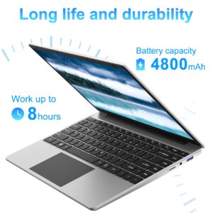 jumper 14 Inch Laptop, 12GB LPDDR4 RAM 512GB SSD, Intel Celeron Quad-Core Processor, Windows 11 Computer with FHD IPS Screen, UHD Graphics 600, 5G+2.4G WiFi, Dual Speakers, USB3.0, Webcam, Slim.