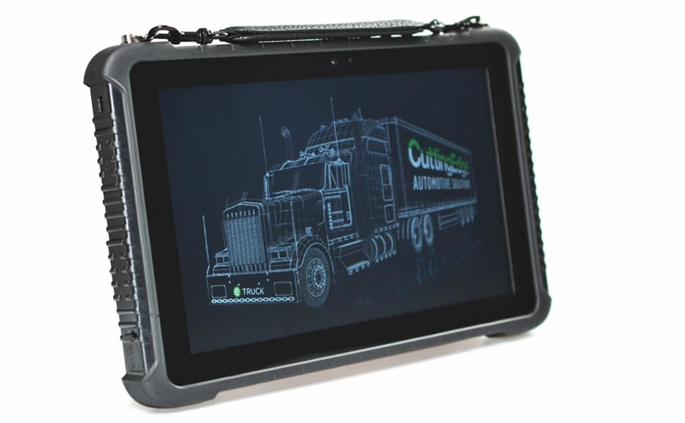 Vanquisher 10-inch Rugged Tablet PC, Windows 11 | Upgraded CPU | 8GB RAM + 128GB ROM | 4G LTE | GPS GNSS | Military Grade for Enterprise Field Work