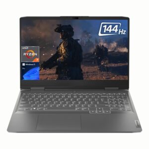 lenovo loq 15 gaming laptop, 15.6" fhd ips 144hz, amd 8-core ryzen 7 7840hs (beat core i9-12900h), geforce rtx 4060 115w, 16gb ddr5, 1tb pcle 4.0, vr ready, backlit, wifi 6, usb-c, win 11 pro